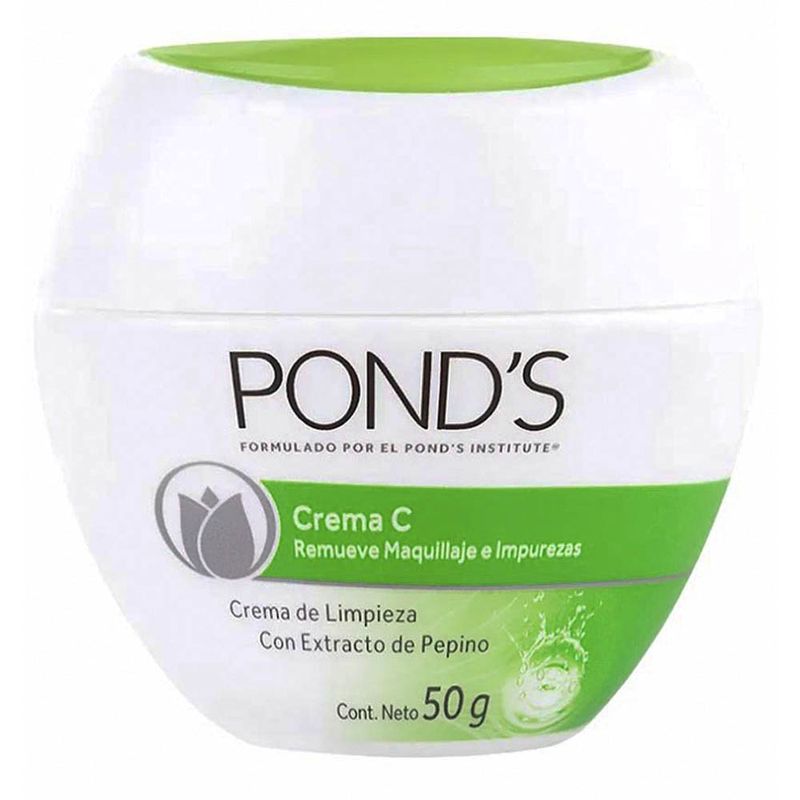Crema Facial Ponds Limpiadora De Pepino 50 G