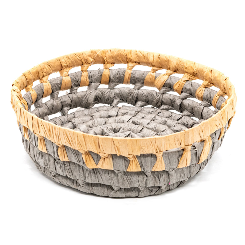 Canasta Home Elegance Redonda Mimbre 20 cm