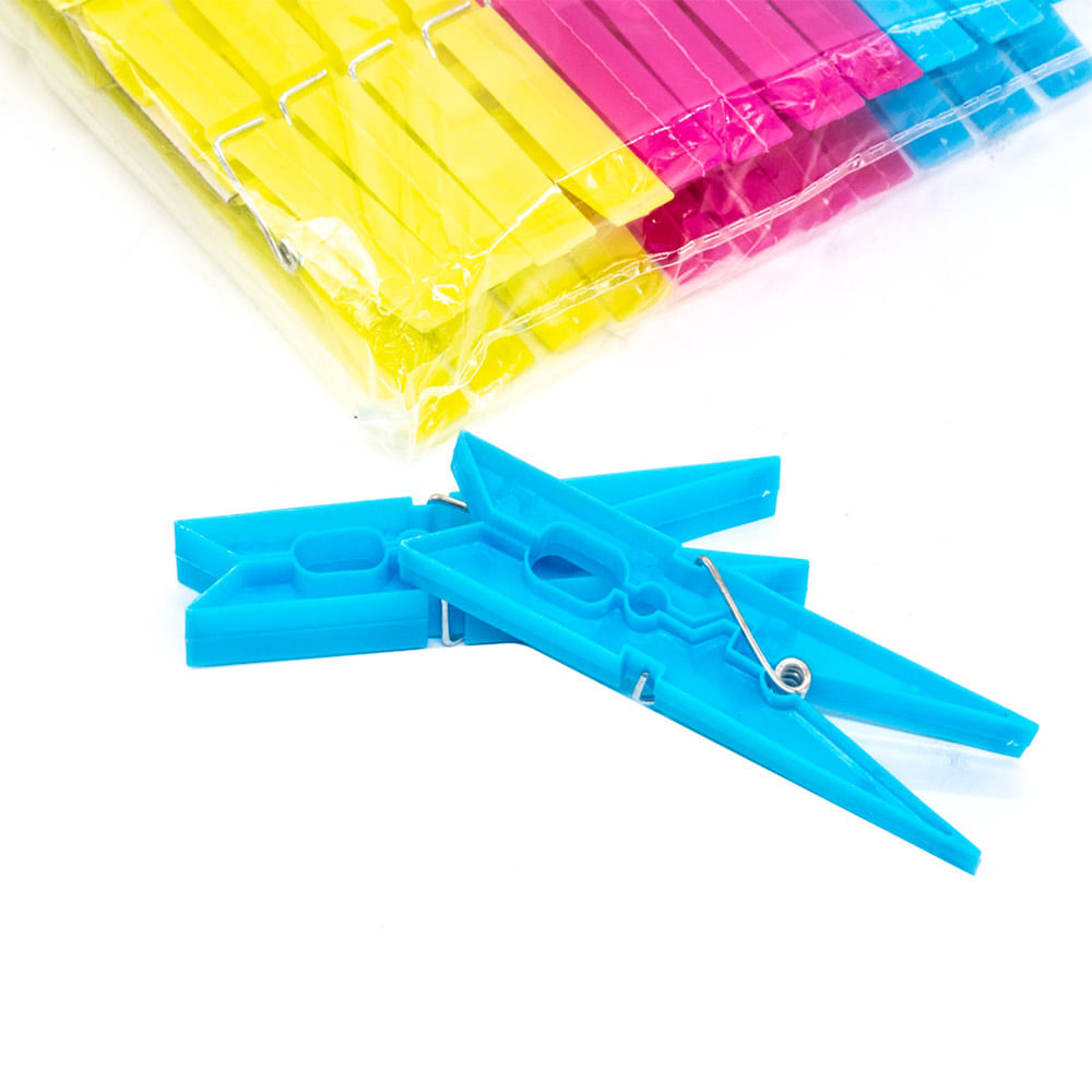 Horquillas Easy Home Plásticas 24 Piezas - Surtido