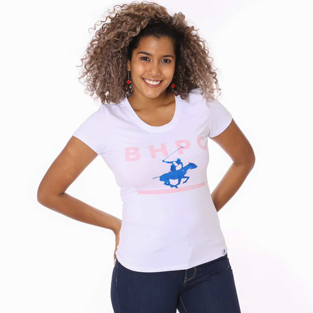 Camiseta Manga Corta Beverly H.Polo Club Para Dama