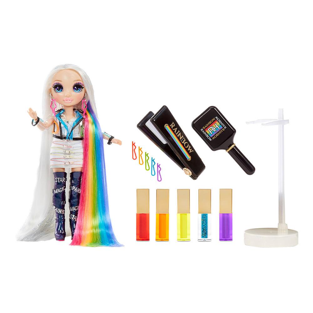 Muñeca Rainbow Surprise Estudio Cabellos de Colores