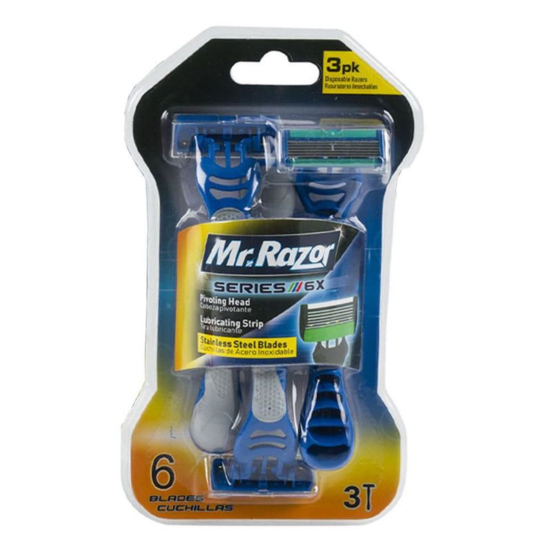 Rasuradora Mr Razor Para Caballero 3 Piezas - Surtido