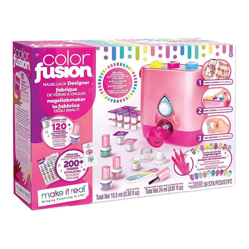 Set Para Crear Pinta Uñas Make It Real Color Fusión