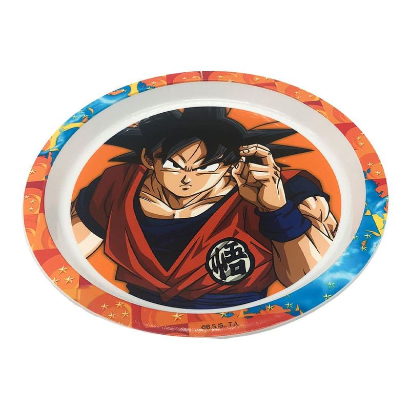 Plato Llano Dragon Ball Z de Melamina