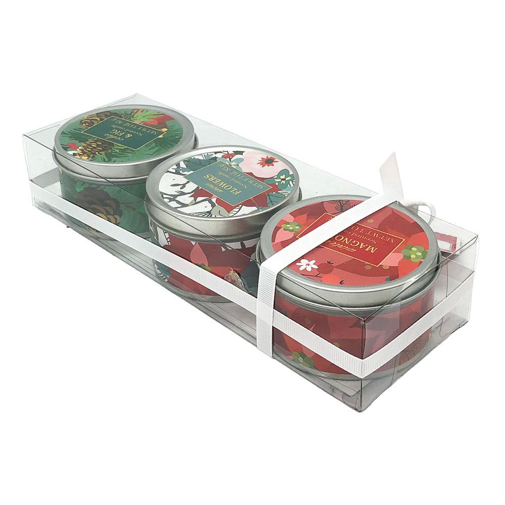Set de Velas Aromáticas Max Wholesales Holiday Floral 3 Piezas - Surtido