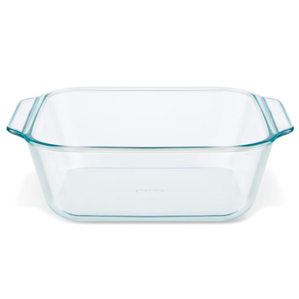 Refractario Cuadrado Pyrex de Vidrio