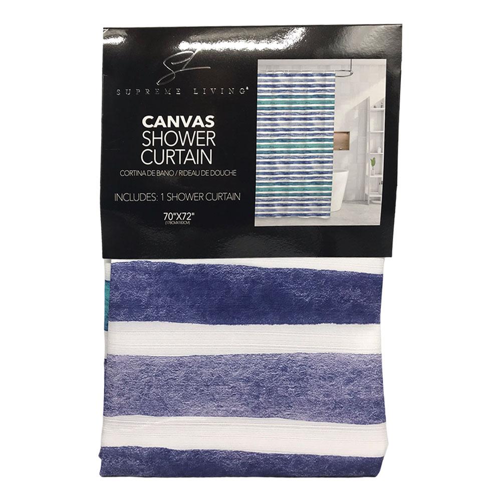 Cortina Para Baño Supreme Colby de Tela 70" x 72"