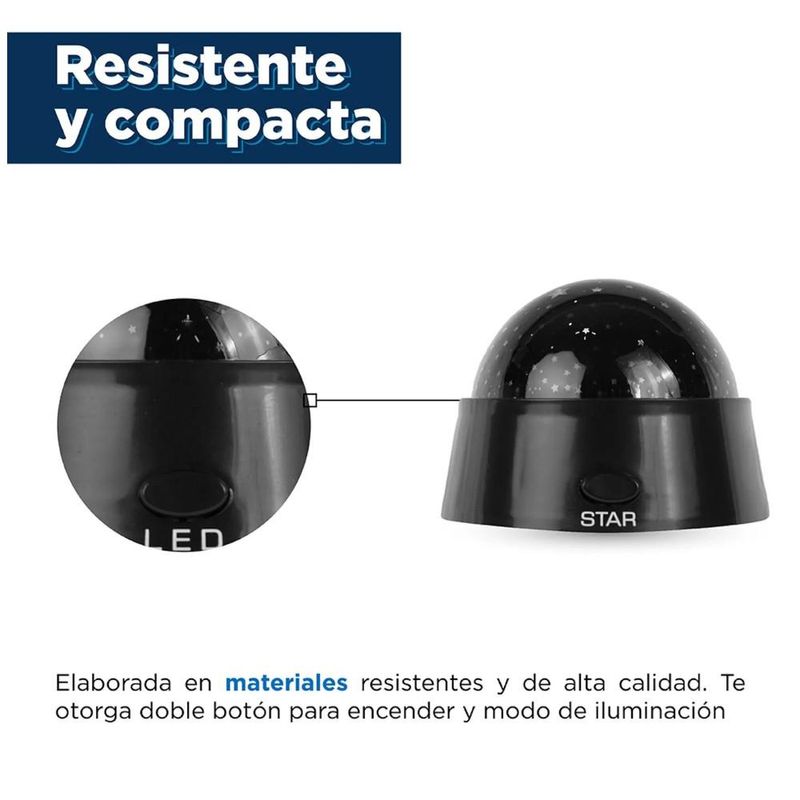 Proyector De Luz Nocturna Estrellada Miniso